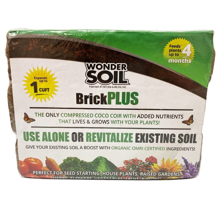 Brick Plus 3-Pack With Nutrients – Wonder Soil